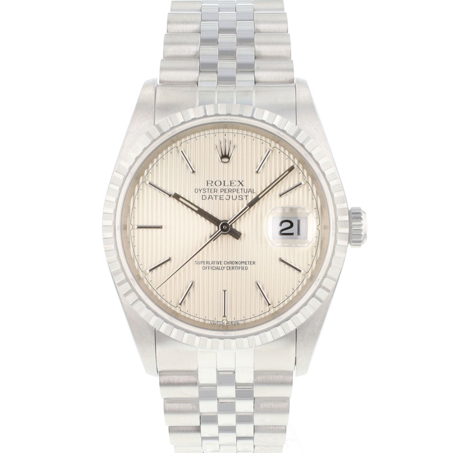 Rolex Datejust 16220 in Stainless Steel | CHRONEXT