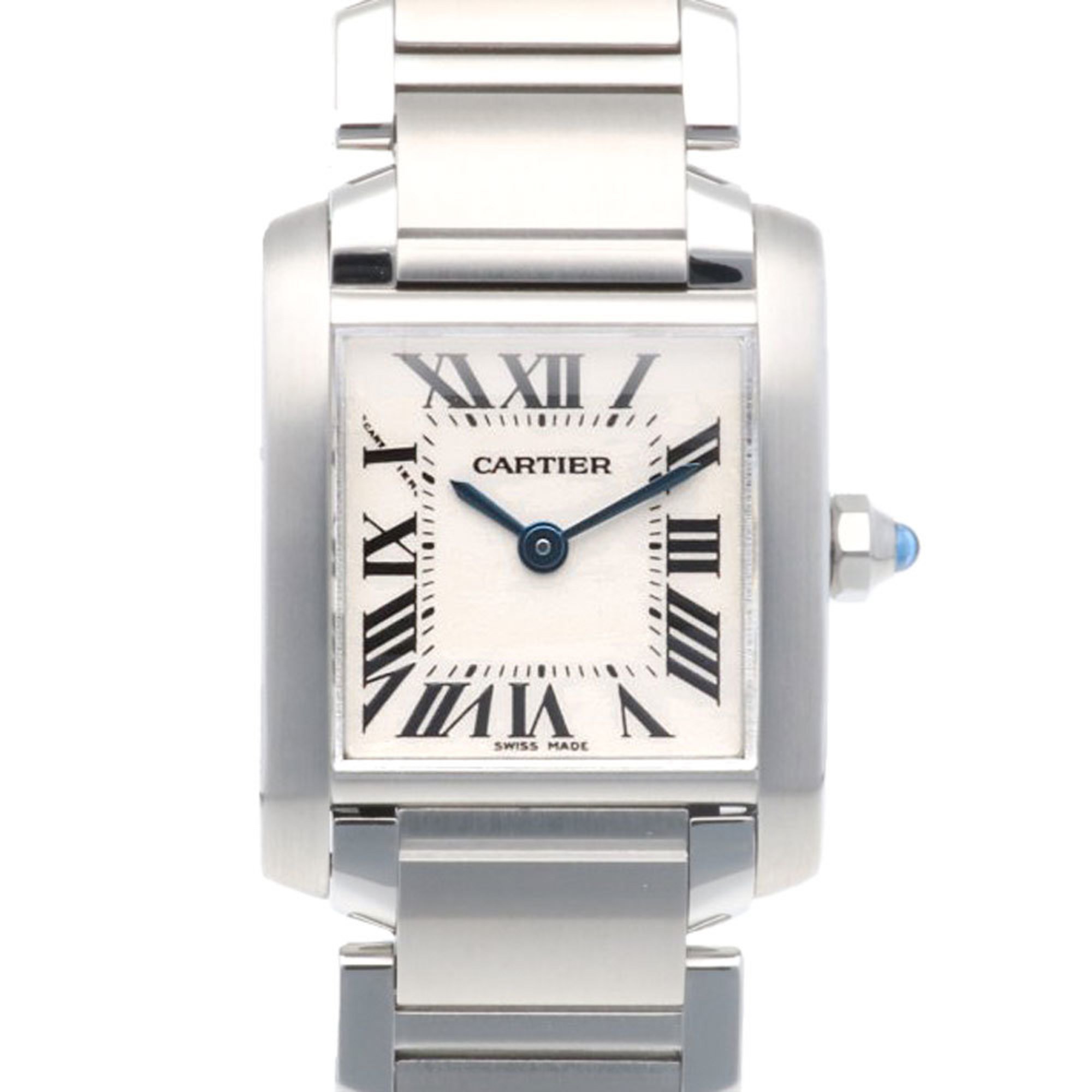 Cartier Tank Francaise 2384(W51008Q3) in Stainless Steel | CHRONEXT