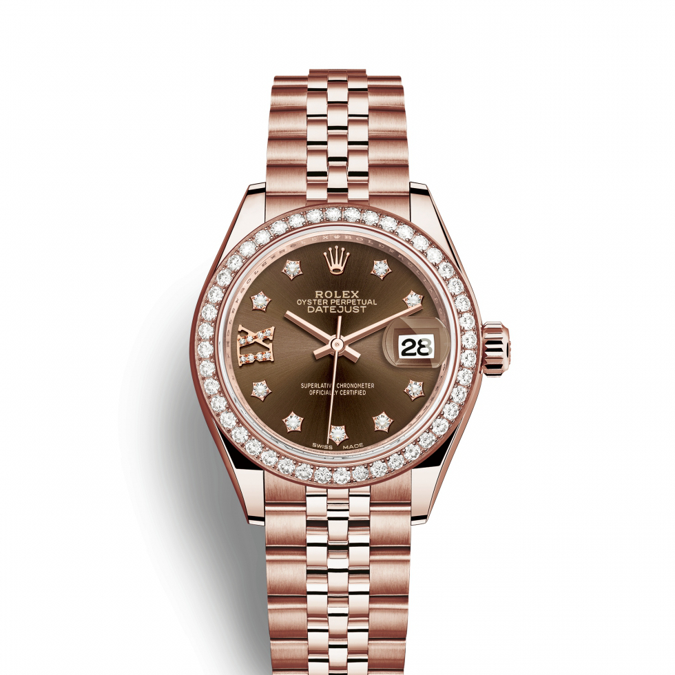 Rolex Lady-Datejust 279135RBR in Roségold | CHRONEXT