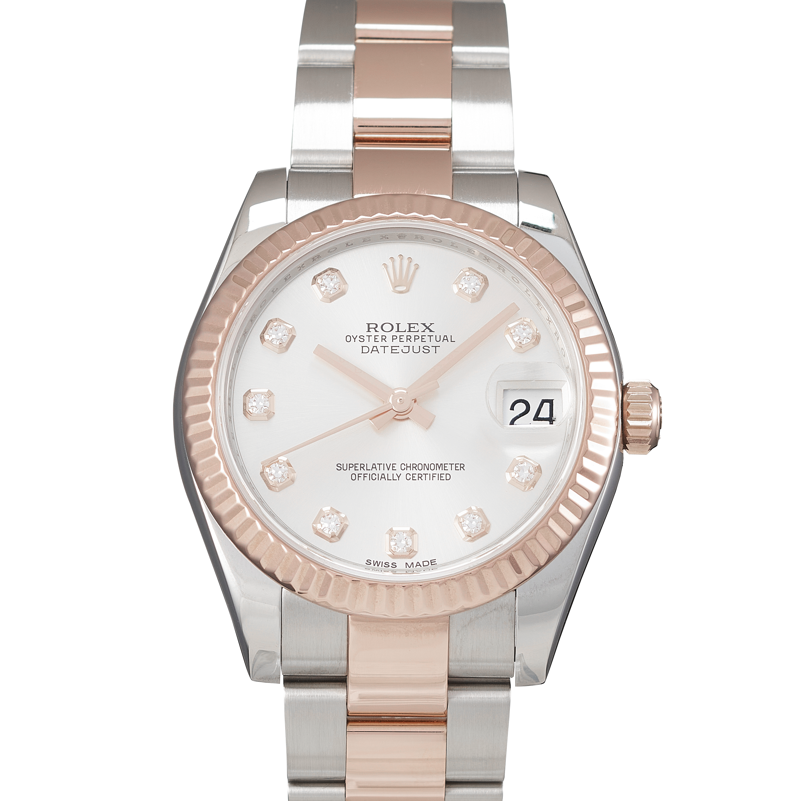 Rolex Datejust 178271 in Stainless Steel Rose Gold | CHRONEXT