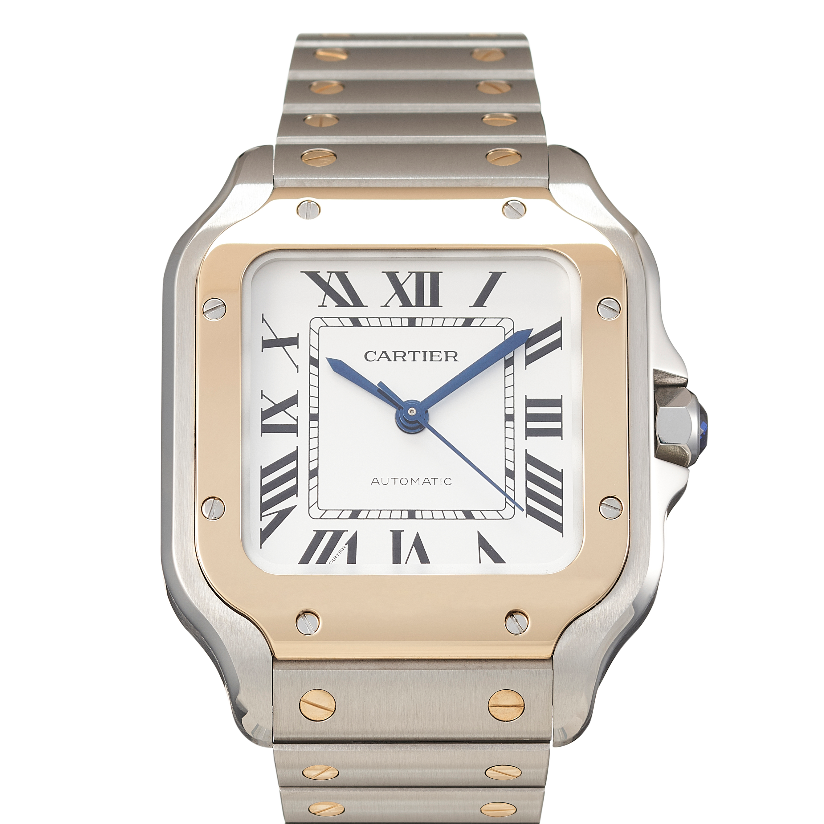 Cartier Santos W2SA0016 in Acciaio inox oro giallo | CHRONEXT