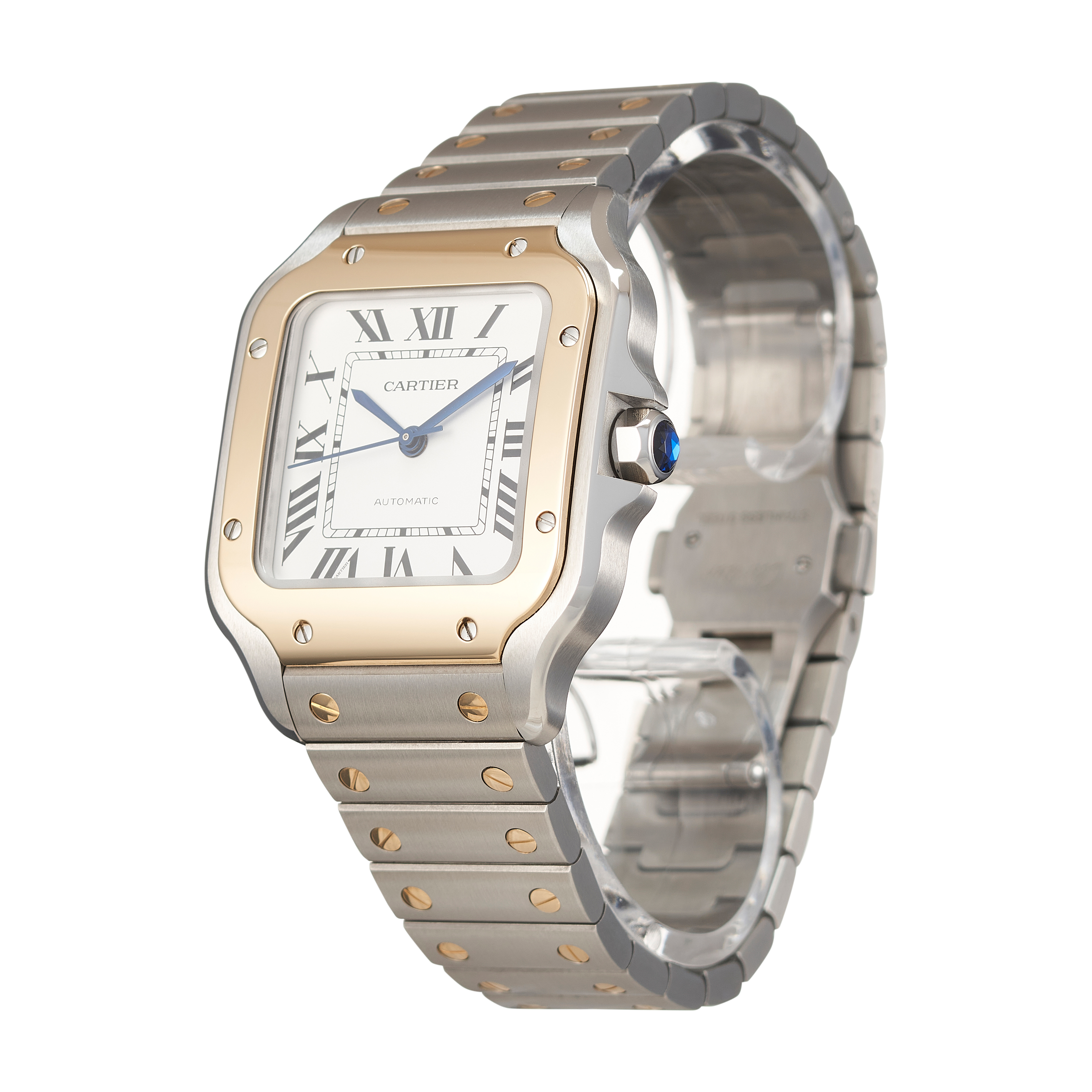 Cartier Santos W2SA0016 in Acciaio inox oro giallo | CHRONEXT