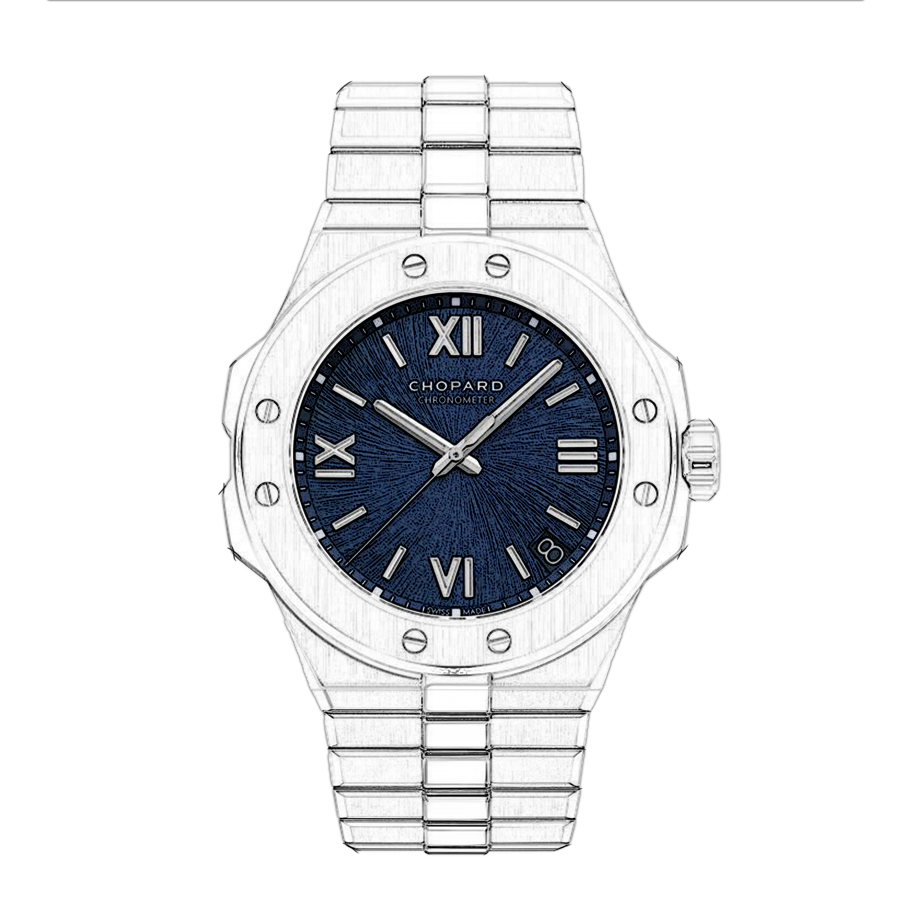 Chopard Alpine Eagle 298600-3001 en Acier inoxydable | CHRONEXT