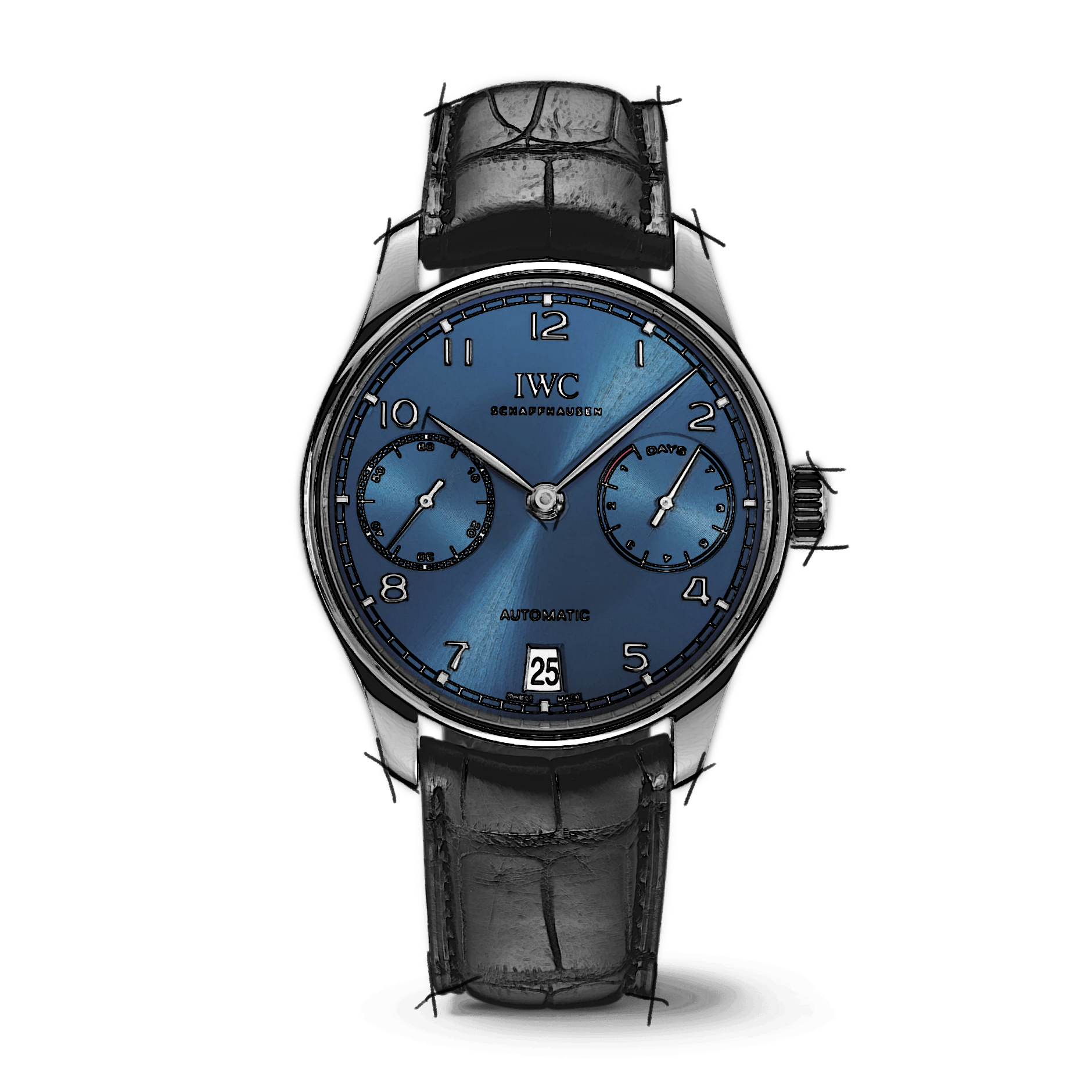 IWC Portugieser IW500710 en Acier inoxydable | CHRONEXT