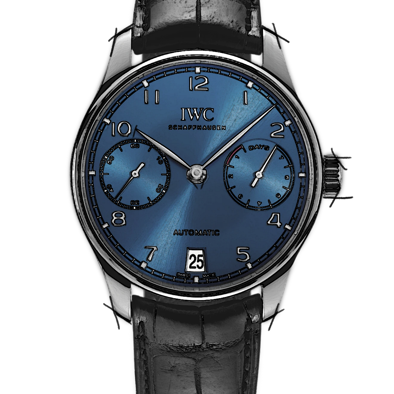 IWC Portugieser IW500710 in Edelstahl | CHRONEXT