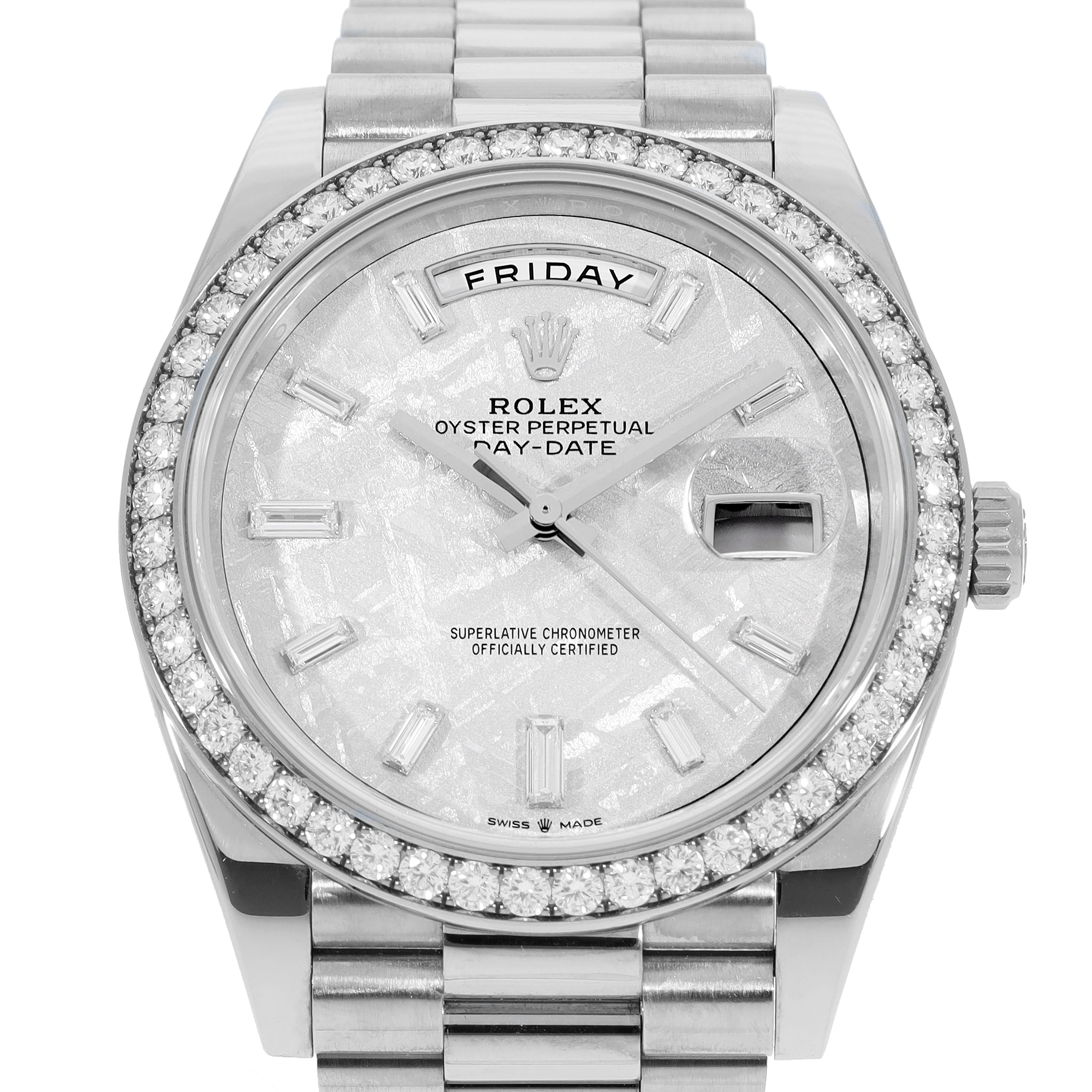 Rolex Day-Date 228349RBR in White Gold | CHRONEXT