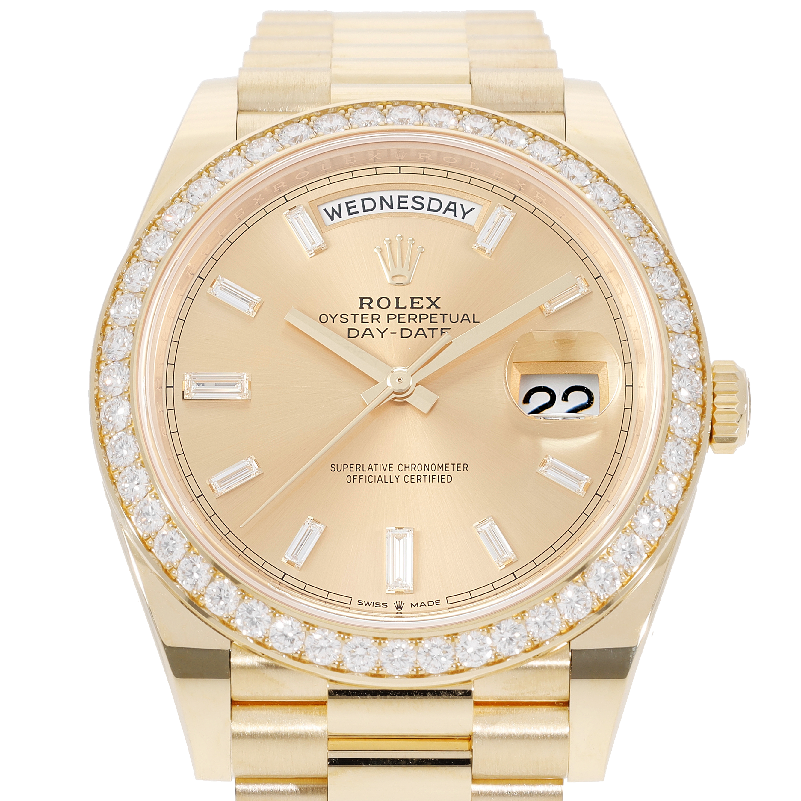 Rolex Day-Date 228348RBR in Yellow Gold | CHRONEXT