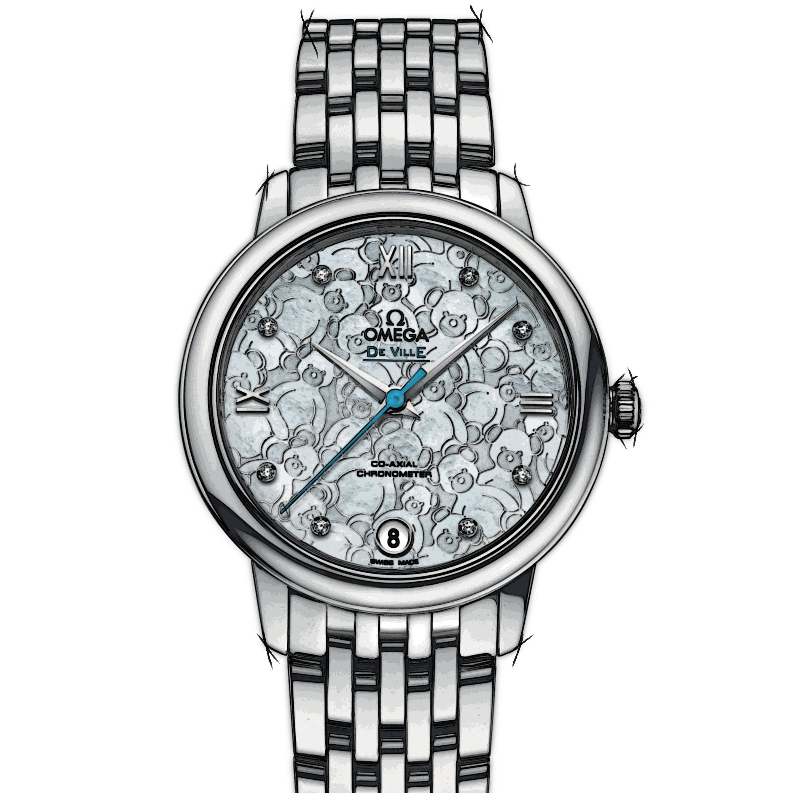 Omega De Ville 424.10.33.20.55.004 in Acciaio inox | CHRONEXT