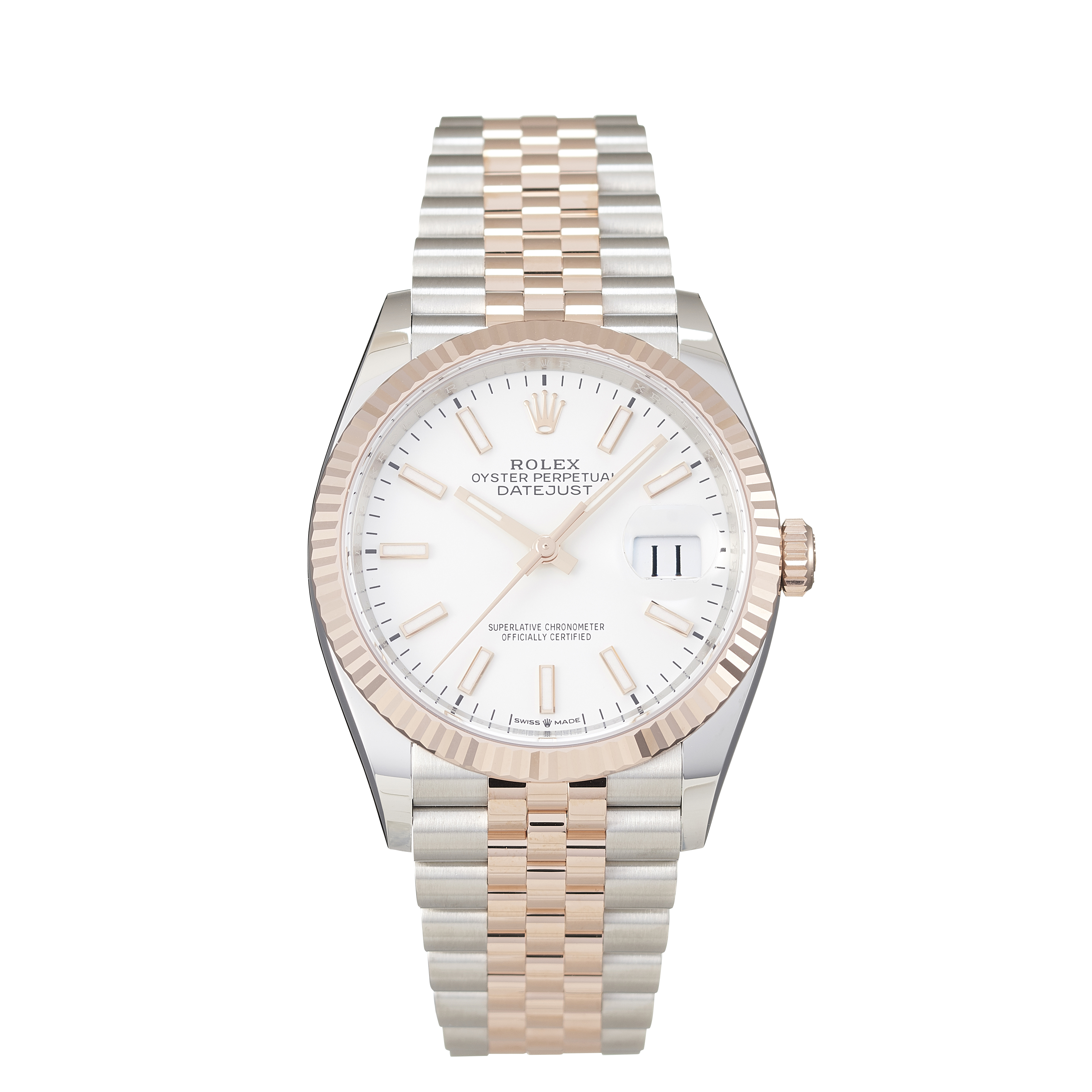 Rolex Datejust 126231 en Acier inoxydable / Or rose | CHRONEXT
