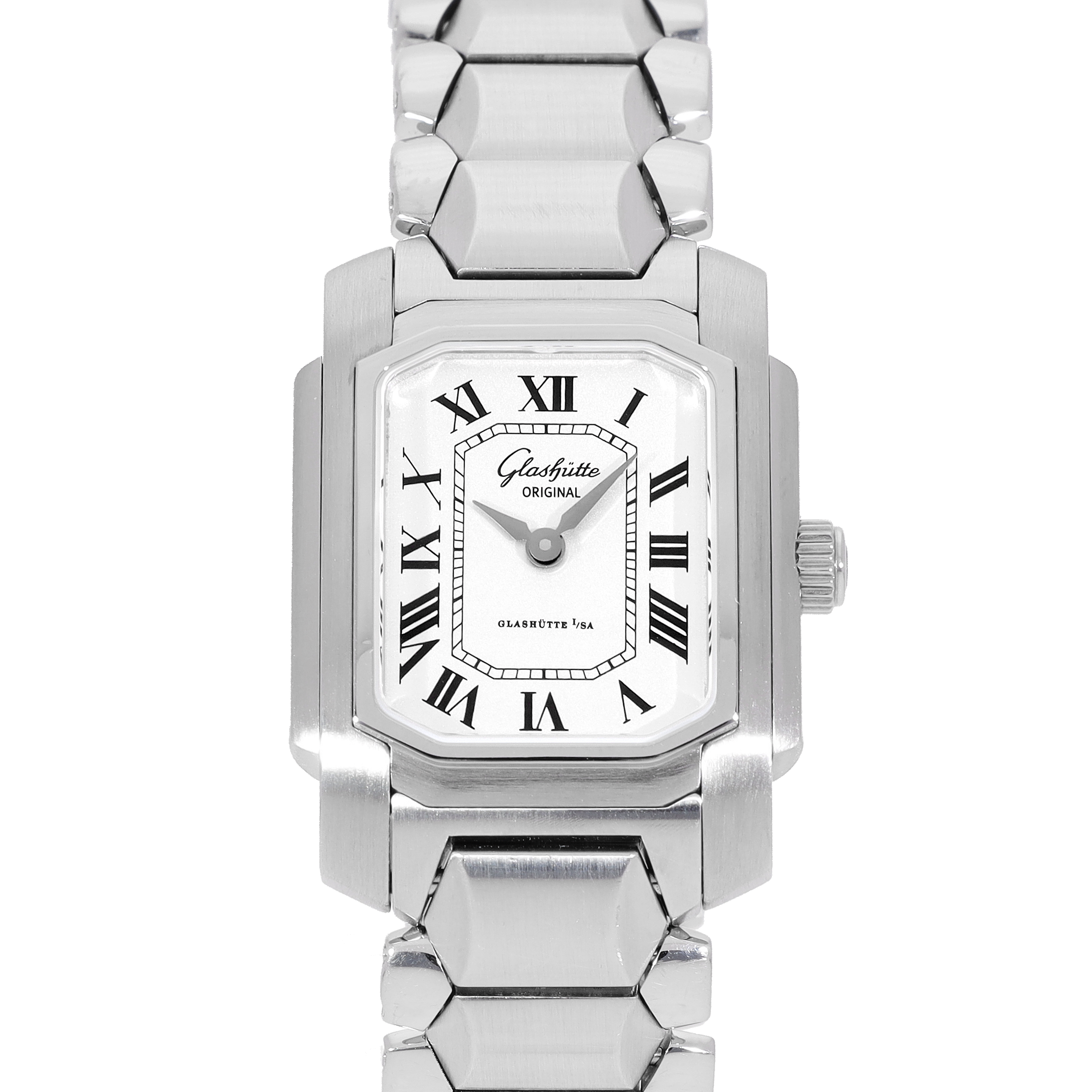 Glashütte Original Lady Karree 21-01-01-01-0 in Stainless Steel | CHRONEXT