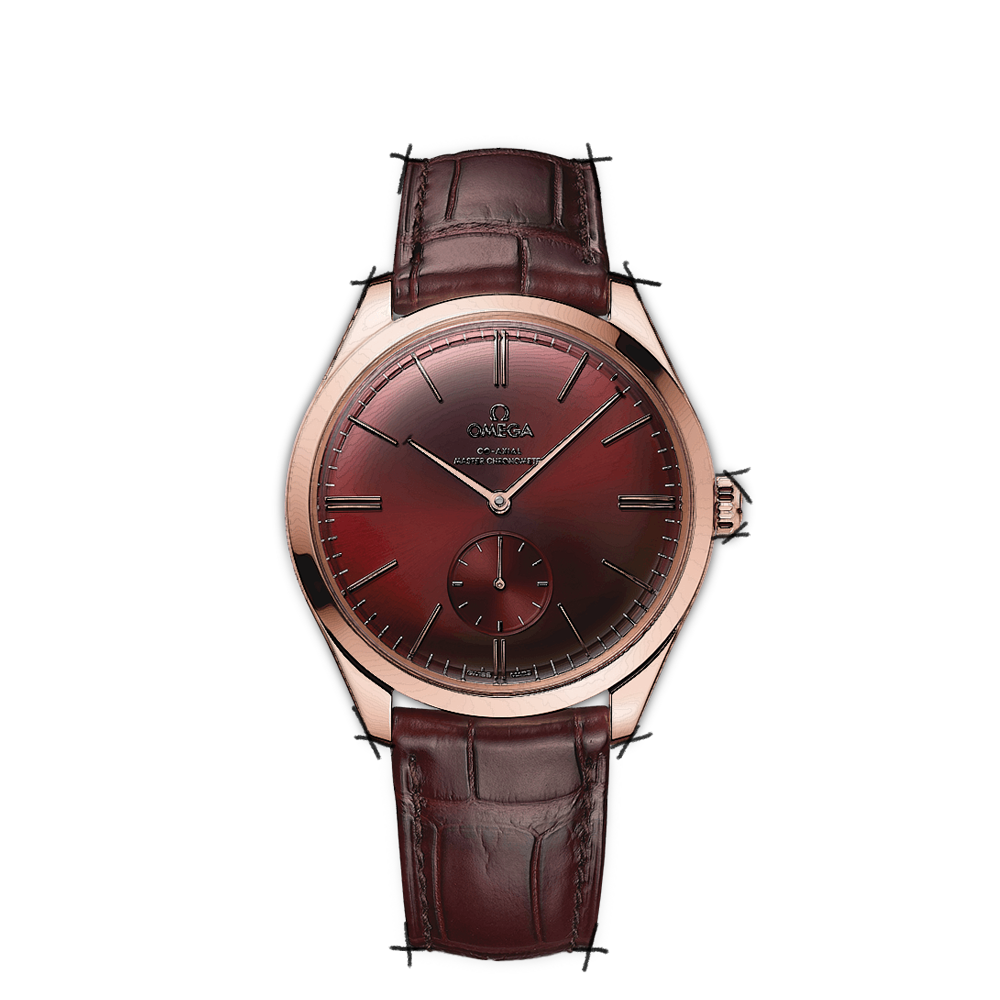 Omega De Ville 435.53.40.21.11.002 in Oro rosa | CHRONEXT