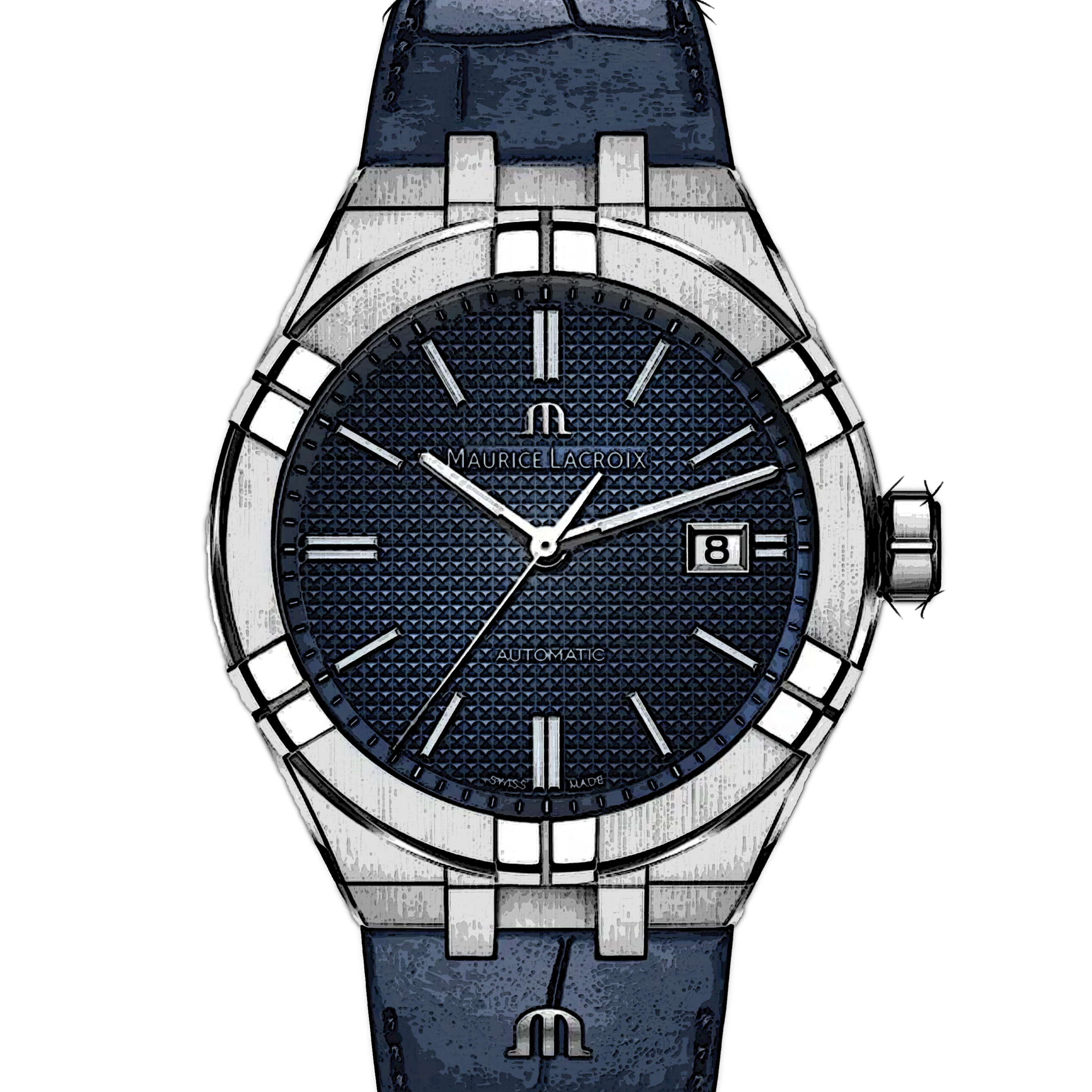 Maurice Lacroix Aikon AI6008-SS001-430-1 in Roestvrij staal | CHRONEXT
