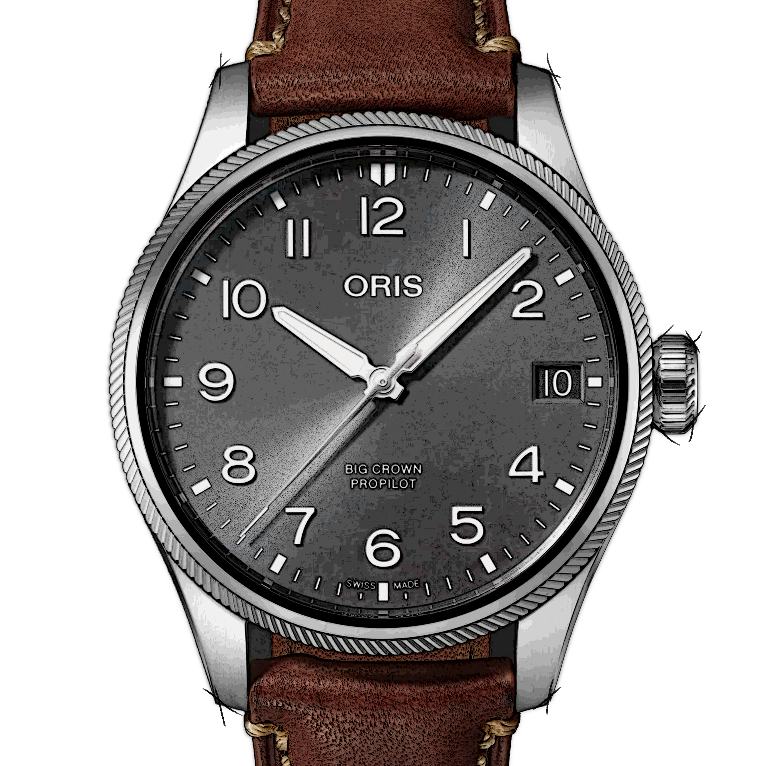 Oris Big Crown 01 751 7761 4063-07 6 20 07LC in Stainless Steel | CHRONEXT