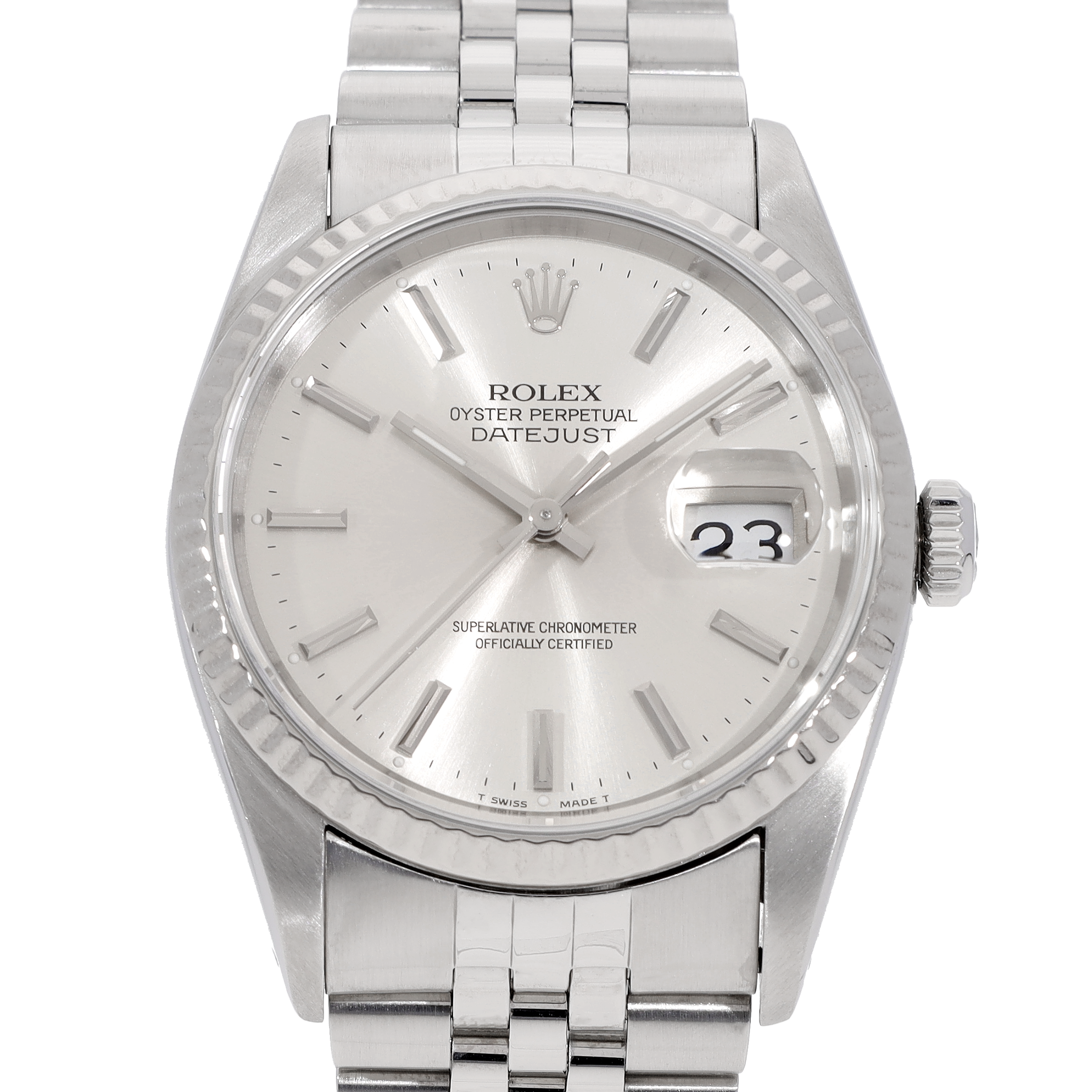 Rolex Datejust 16234 in Edelstahl / Weißgold | CHRONEXT