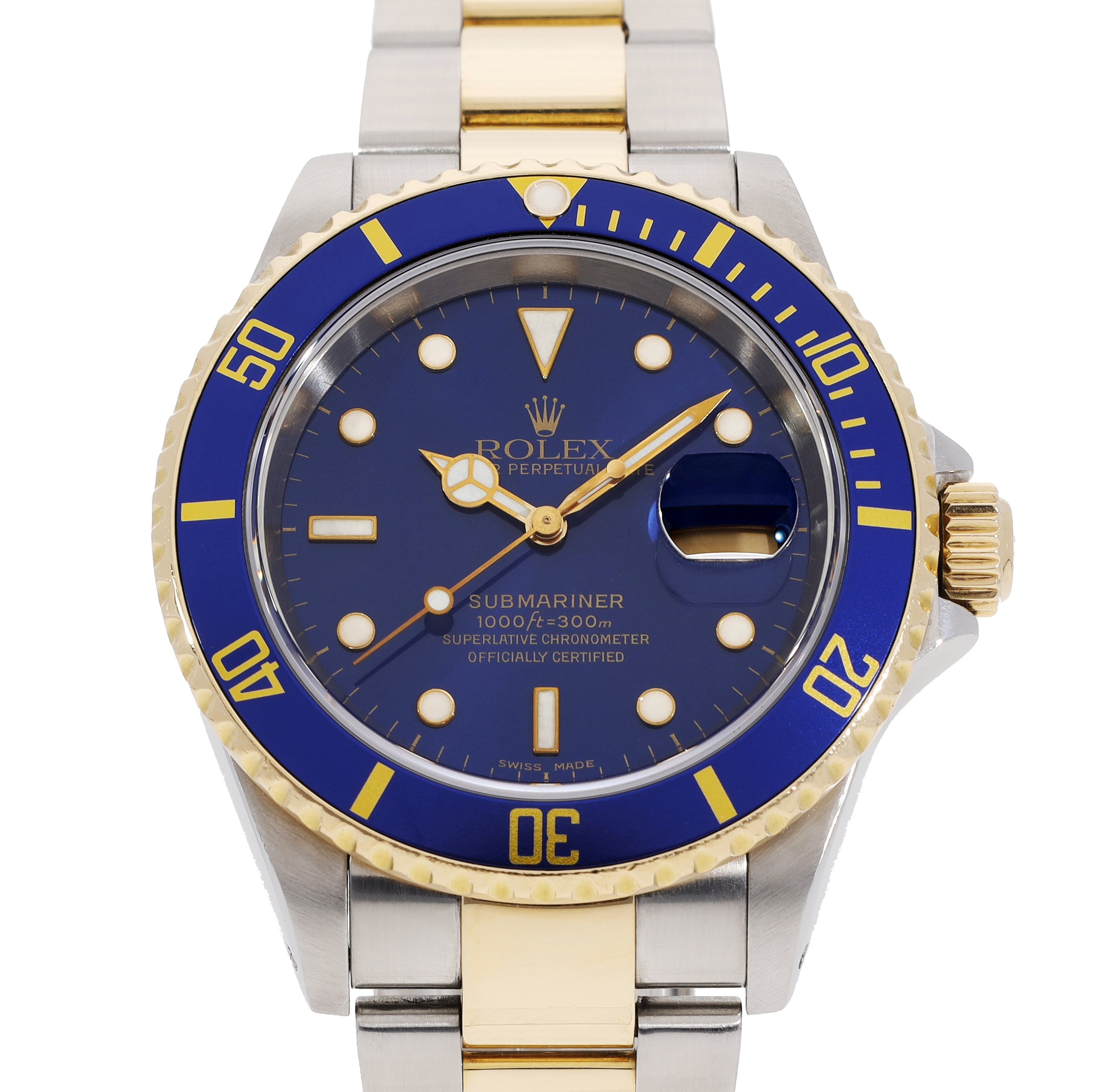 Rolex Submariner 16613 in Stainless Steel Yellow Gold | CHRONEXT