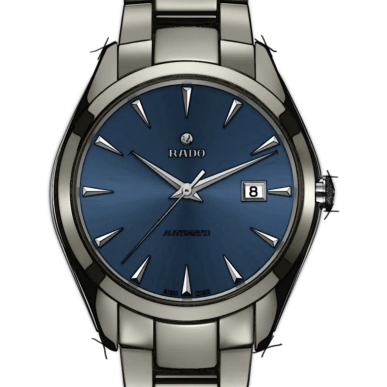 Rado HyperChrome R32254202 in Ceramic | CHRONEXT