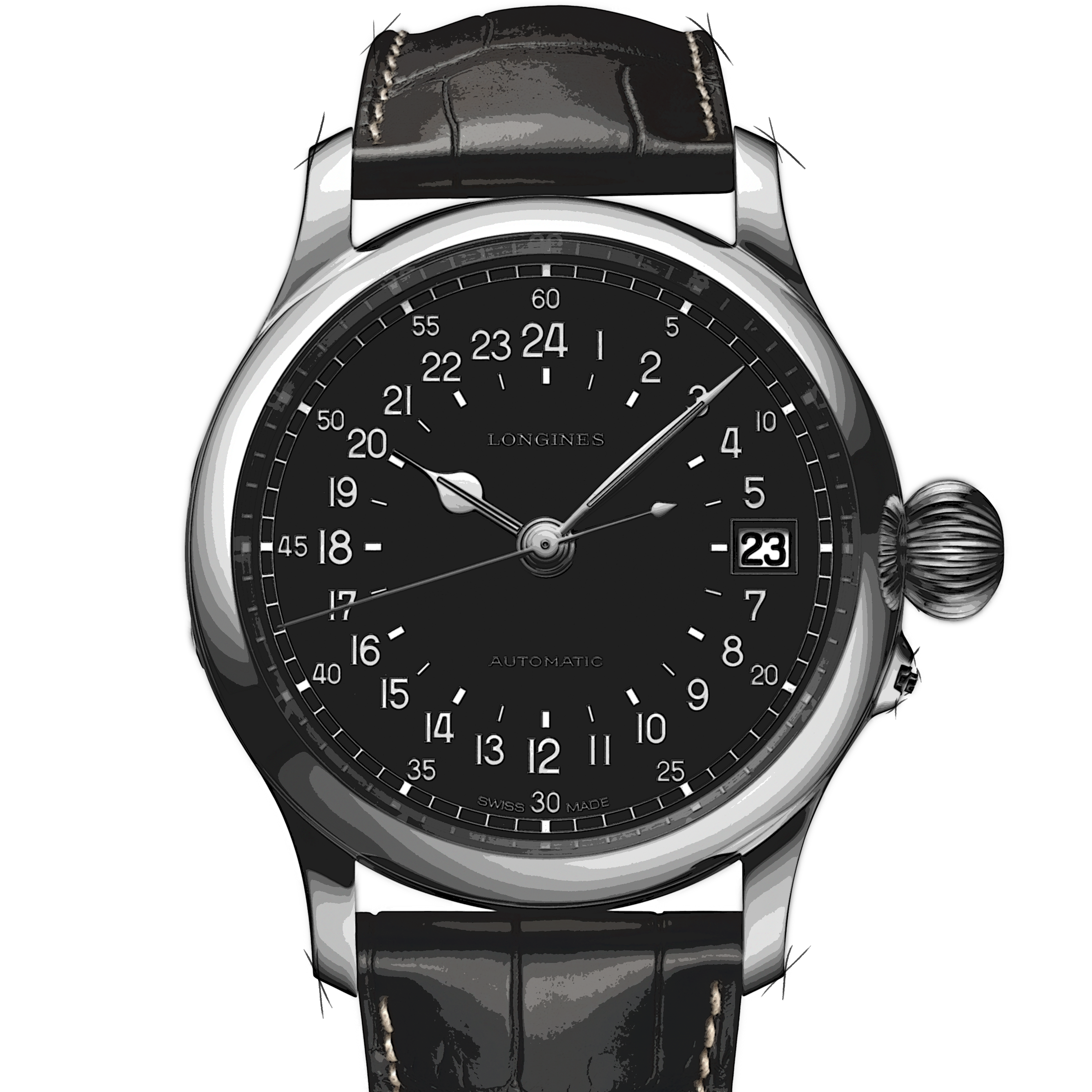 Longines Heritage L2.751.4.53.4 in Acciaio inox | CHRONEXT