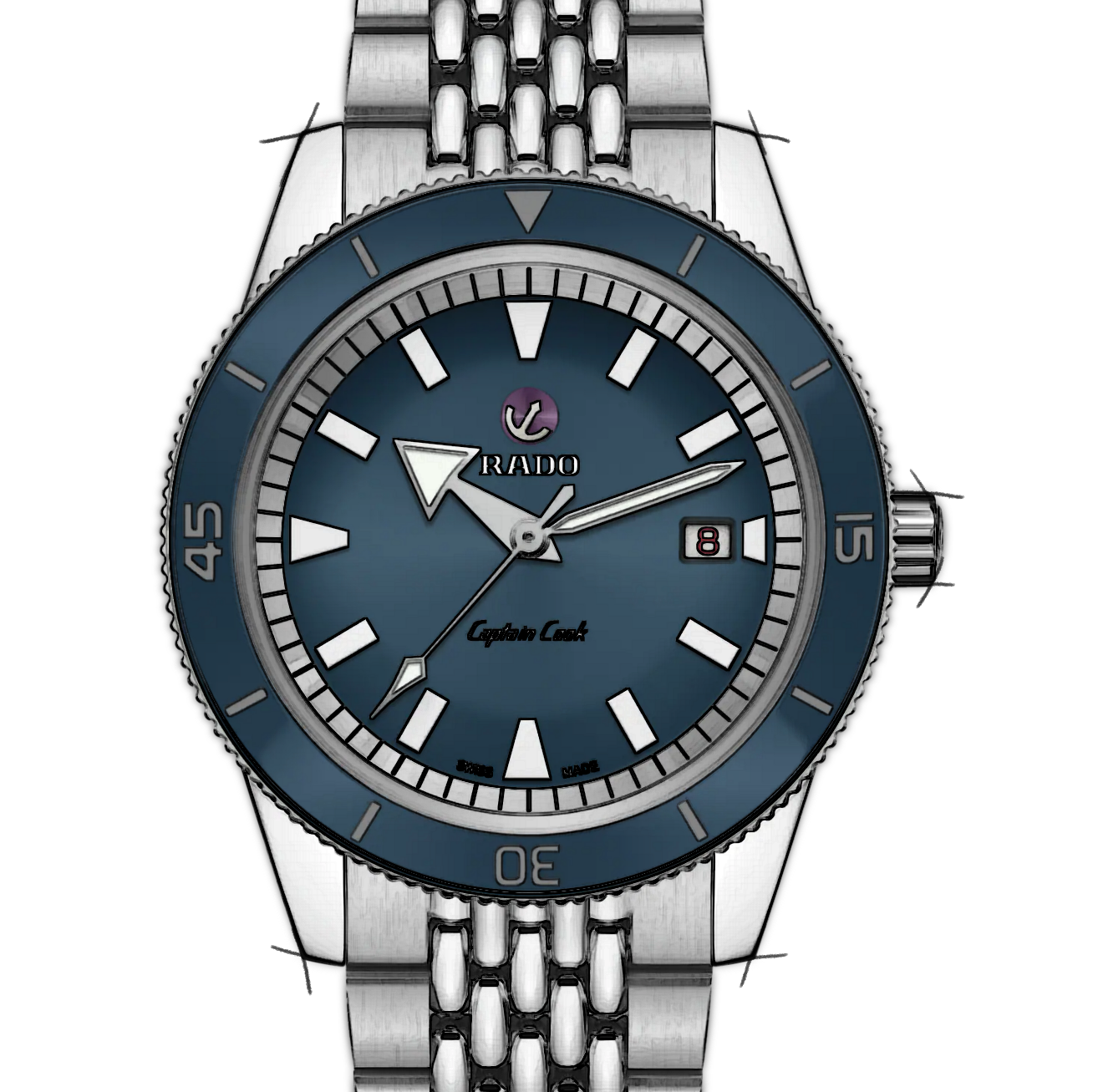 Rado Captain Cook R32505208 in Edelstahl | CHRONEXT