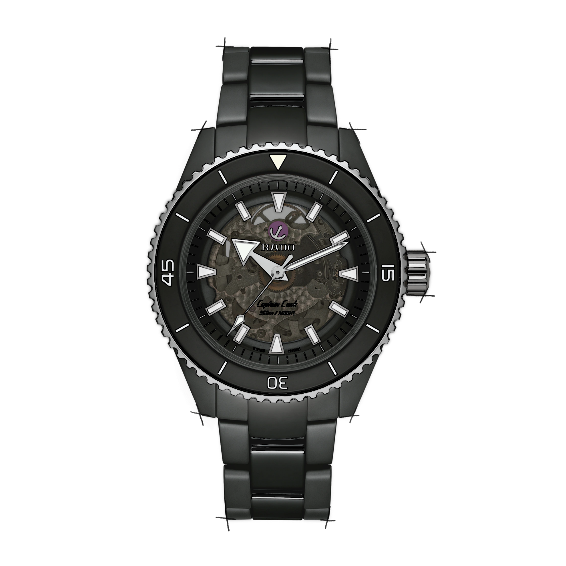 Rado Captain Cook R32127152 in Keramik | CHRONEXT