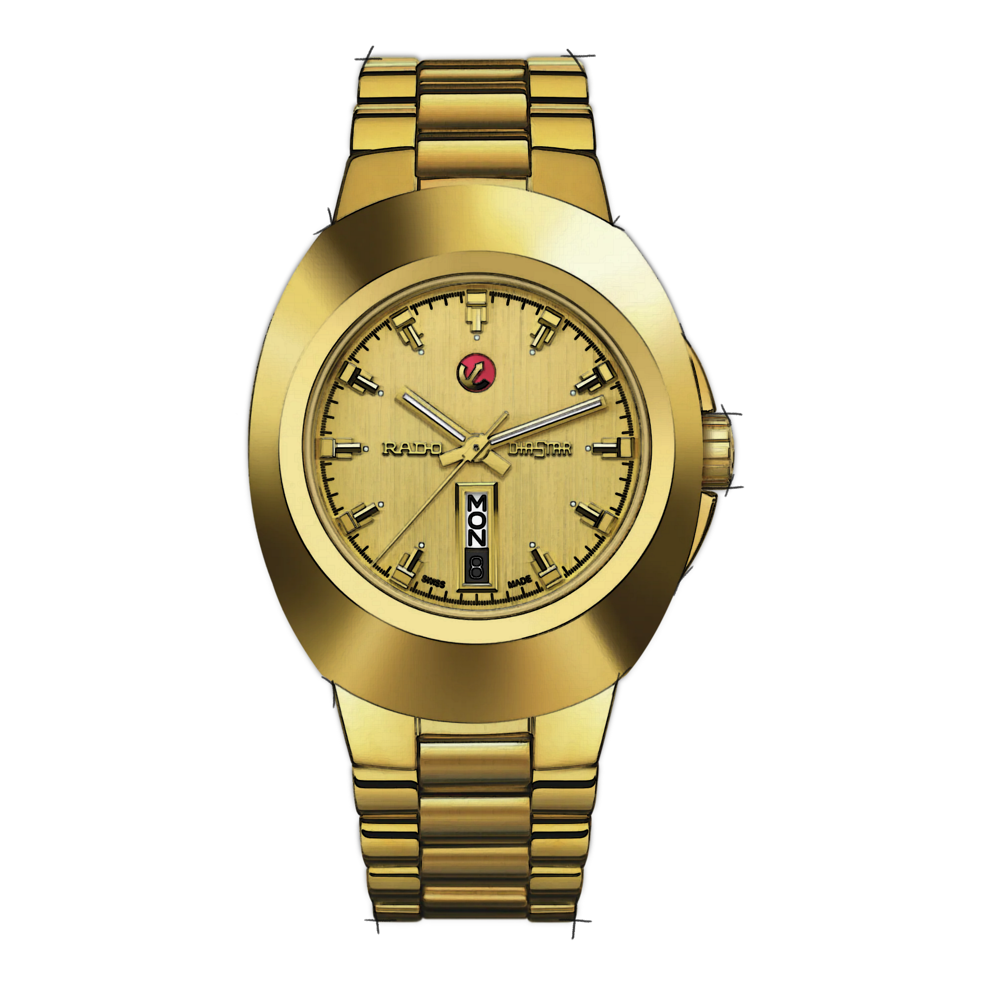 Rado New Original R12999253 in Edelstahl | CHRONEXT