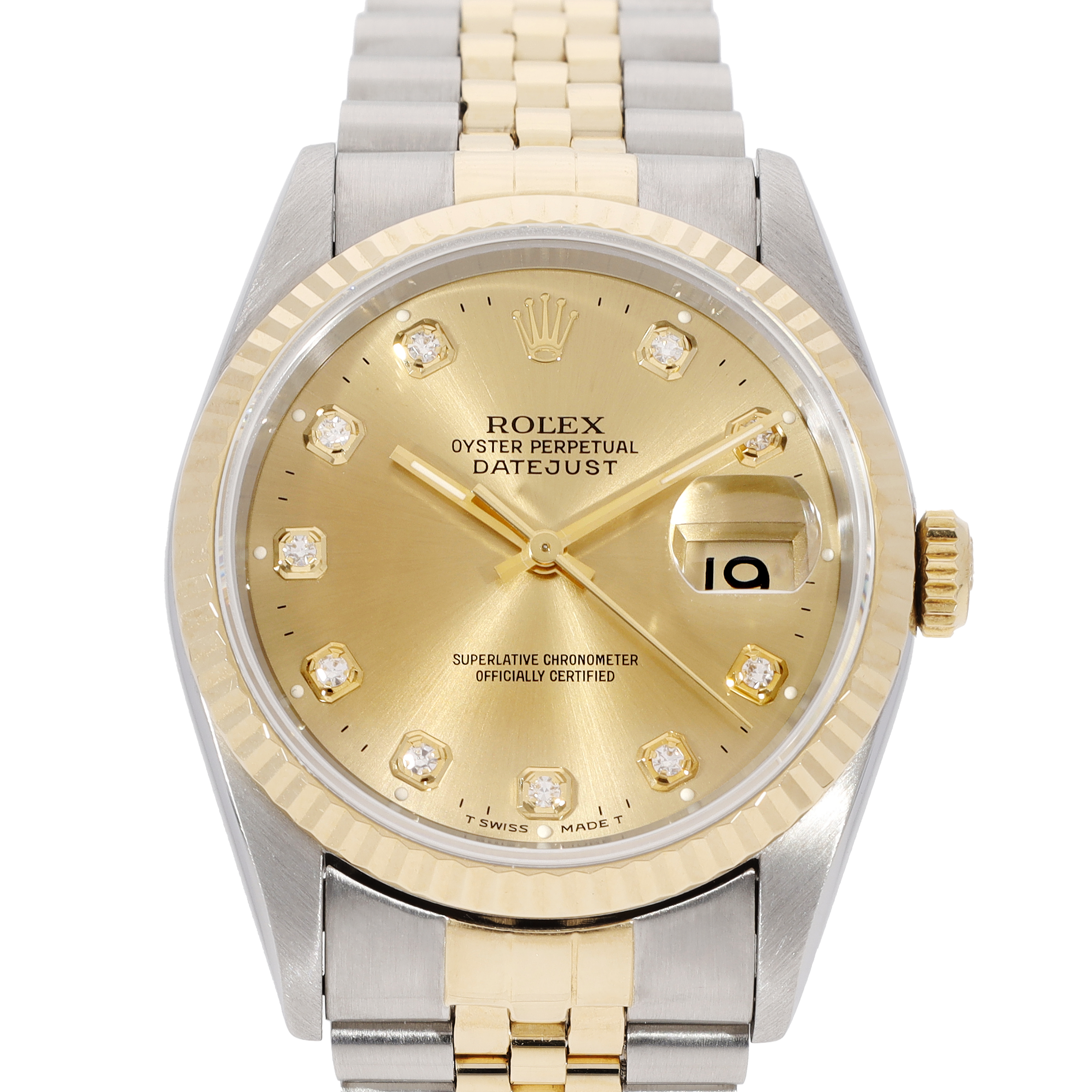 Rolex Datejust 16233 en Acier inoxydable / Or jaune | CHRONEXT