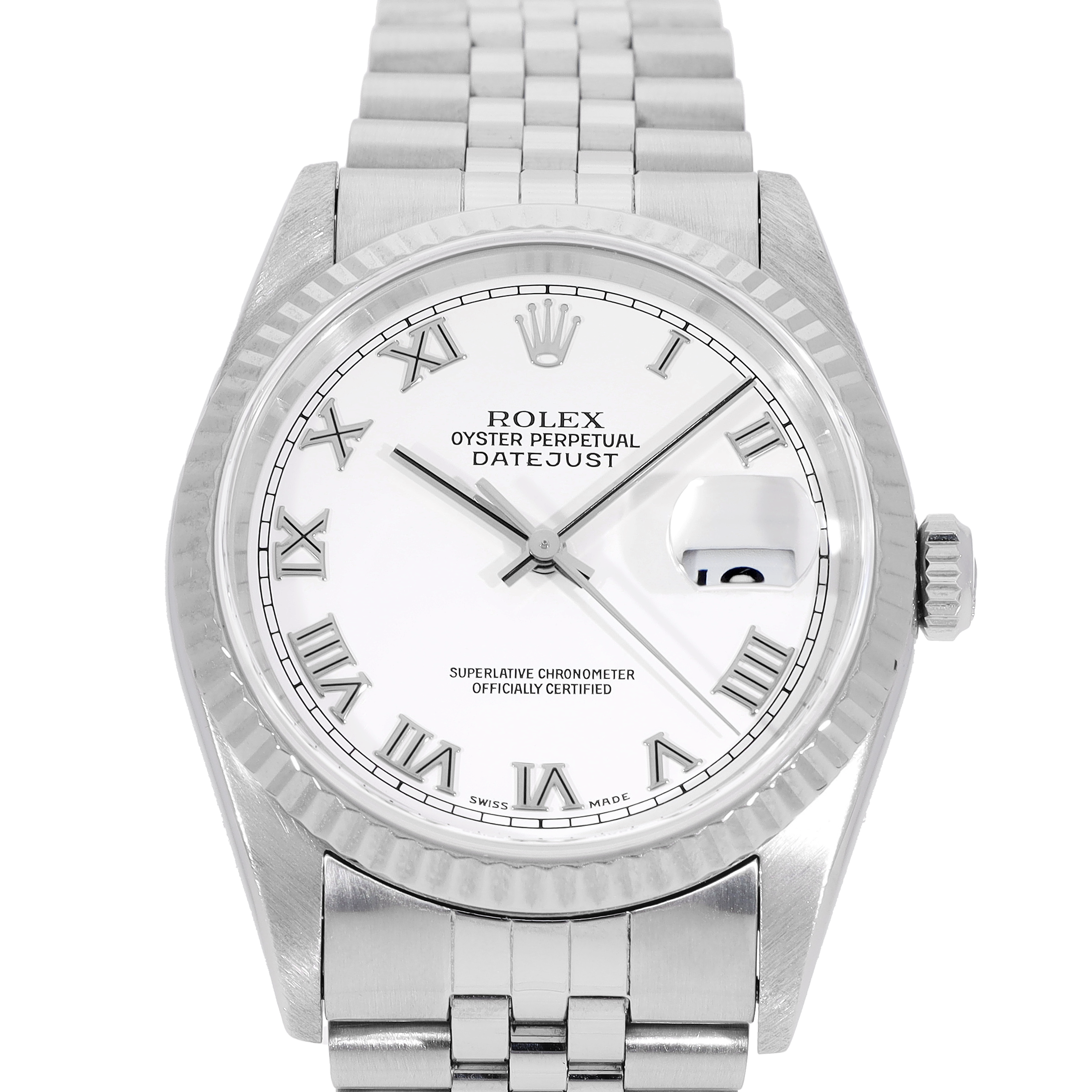 Rolex Datejust 16234 in Edelstahl / Weißgold | CHRONEXT