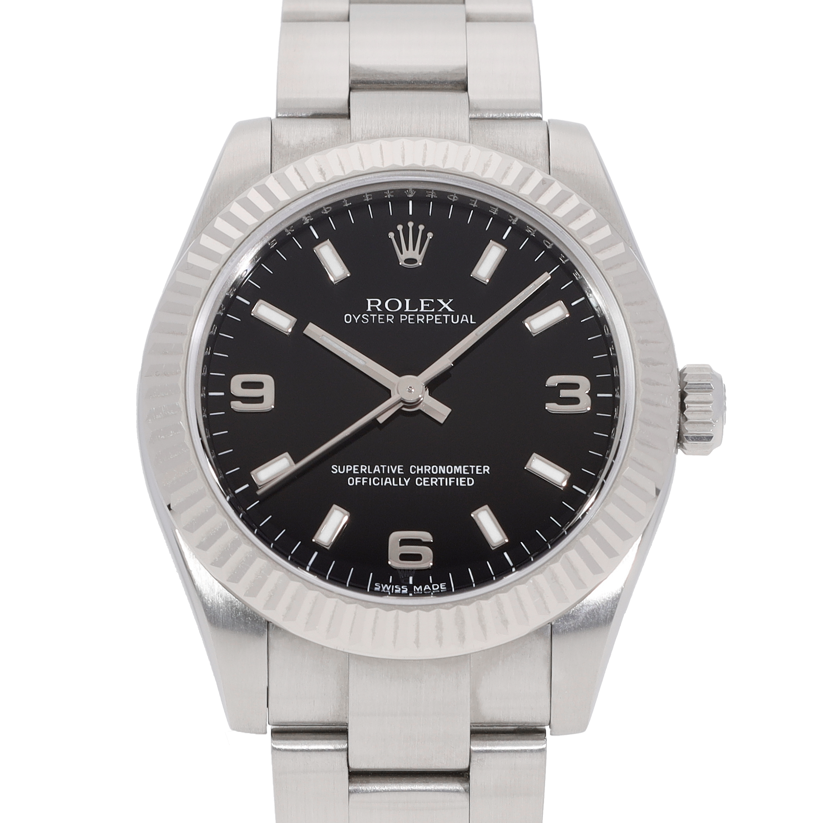 Rolex Oyster Perpetual 177234 in Stainless Steel White Gold | CHRONEXT