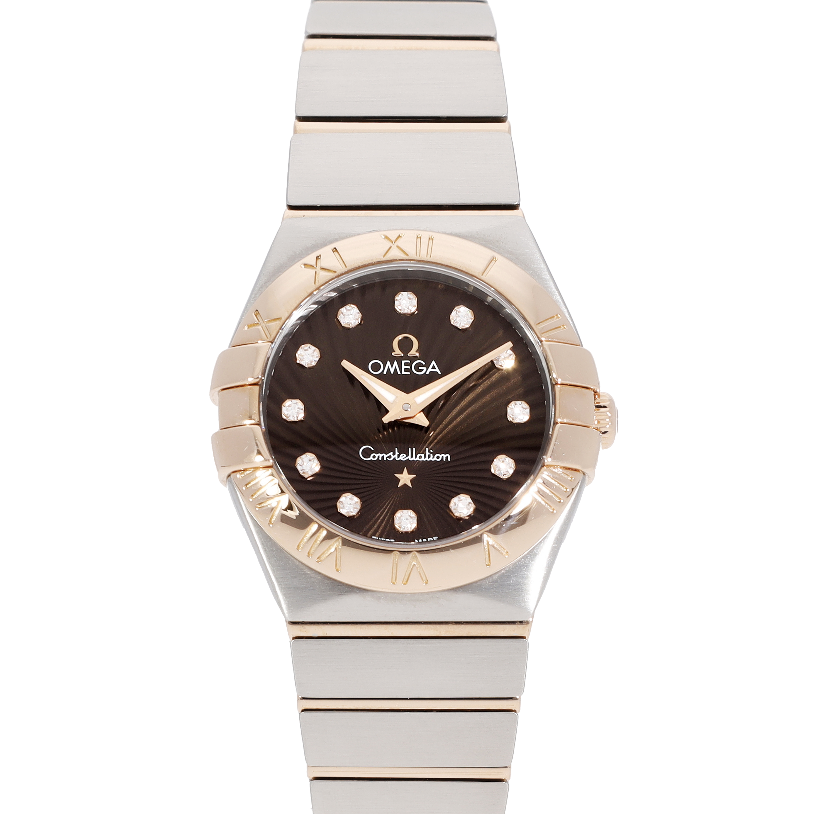 Omega Constellation 123.20.24.60.63.001 en Acier inoxydable / Or rose ...