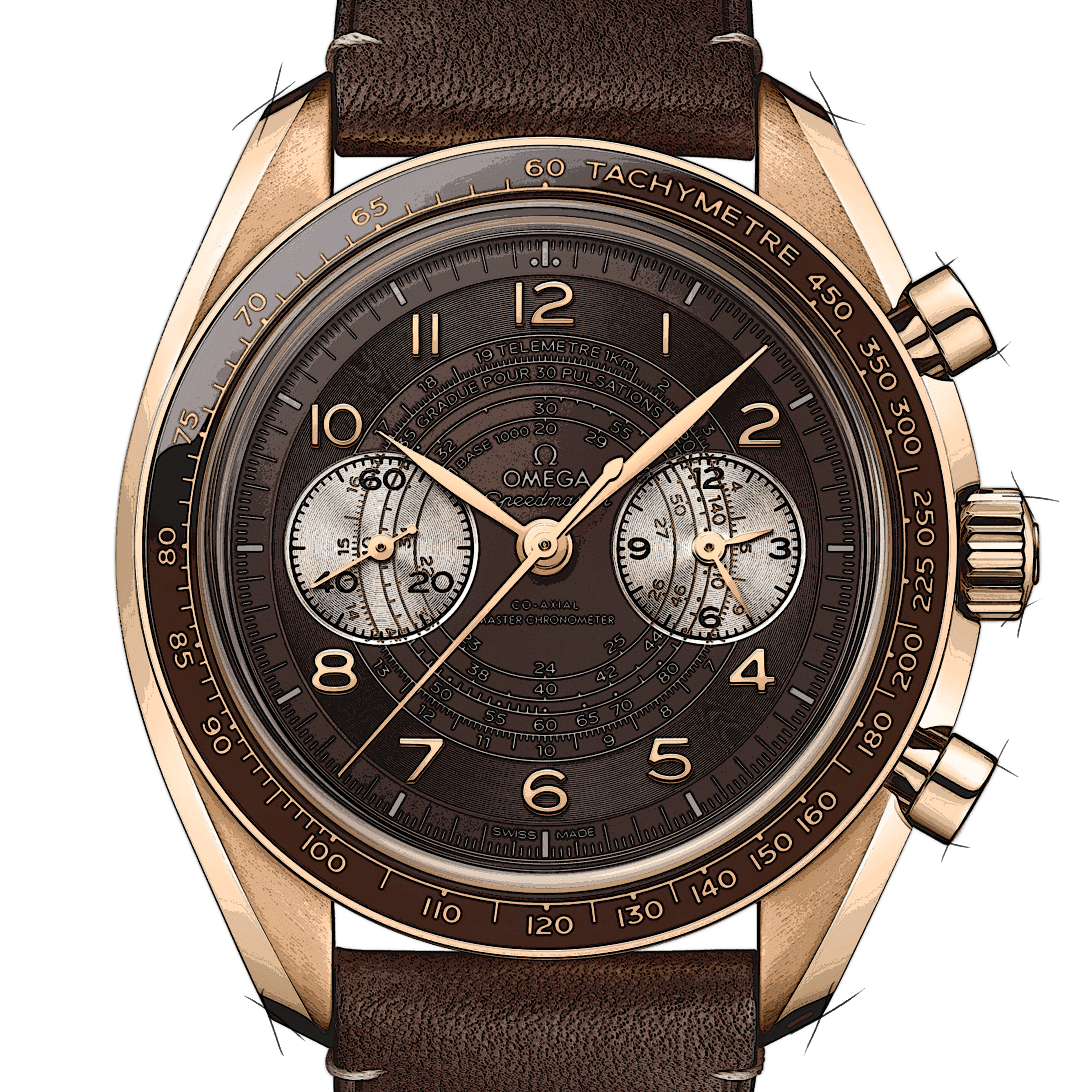 Omega Speedmaster 329.92.43.51.10.001 in Bronze | CHRONEXT