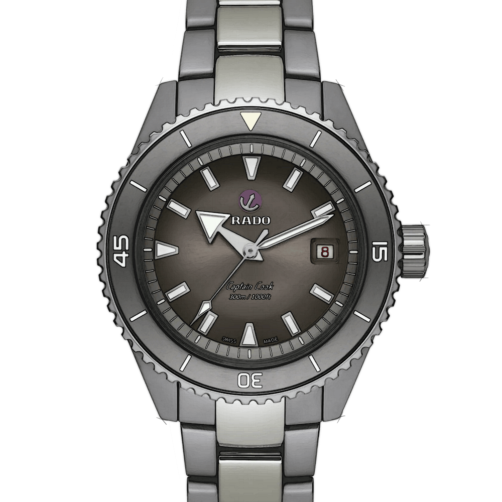 RADO Rado Captain Cook High-Tech Ceramic Diver Armbanduhren - Günstige ...