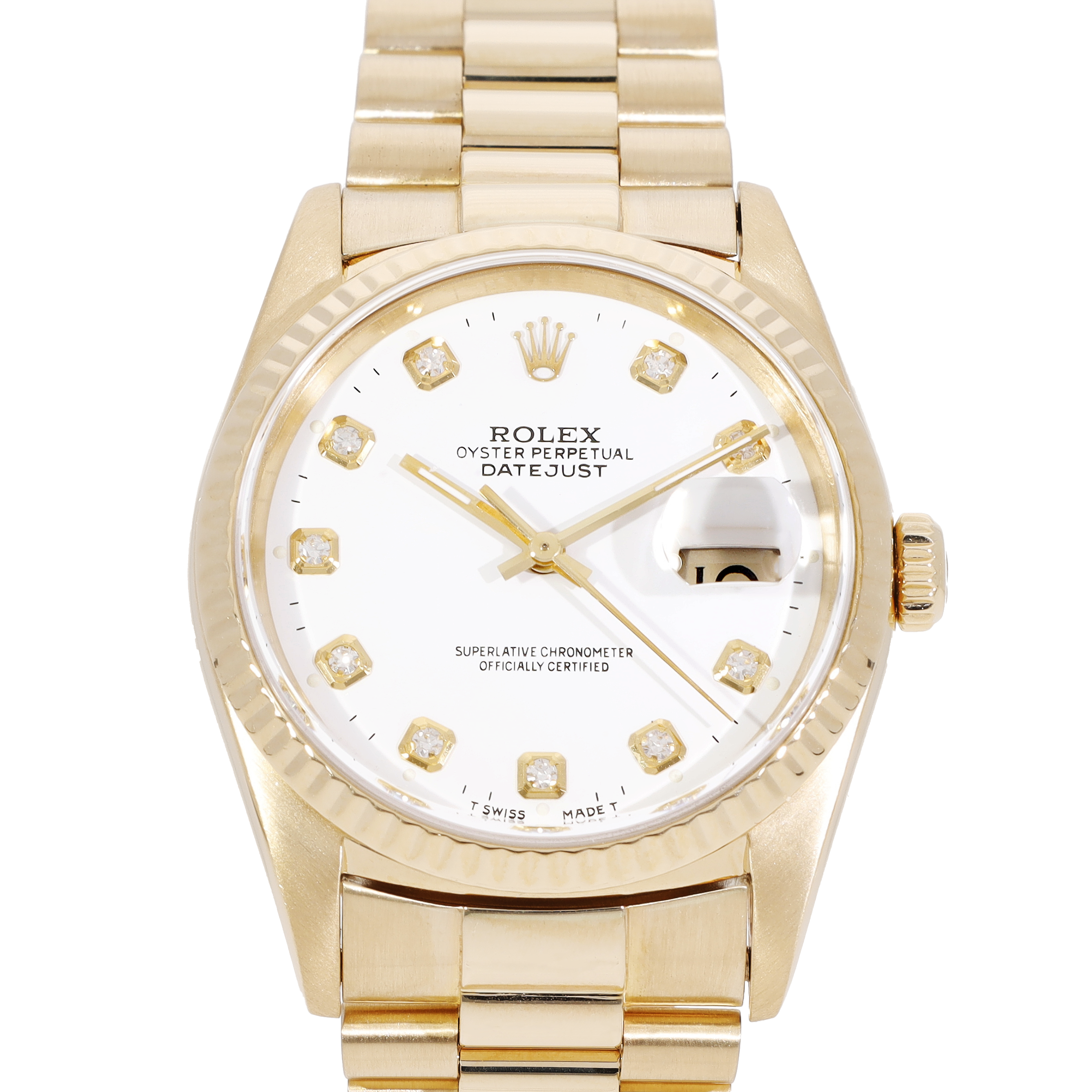 Rolex Datejust 16238 in Yellow Gold | CHRONEXT