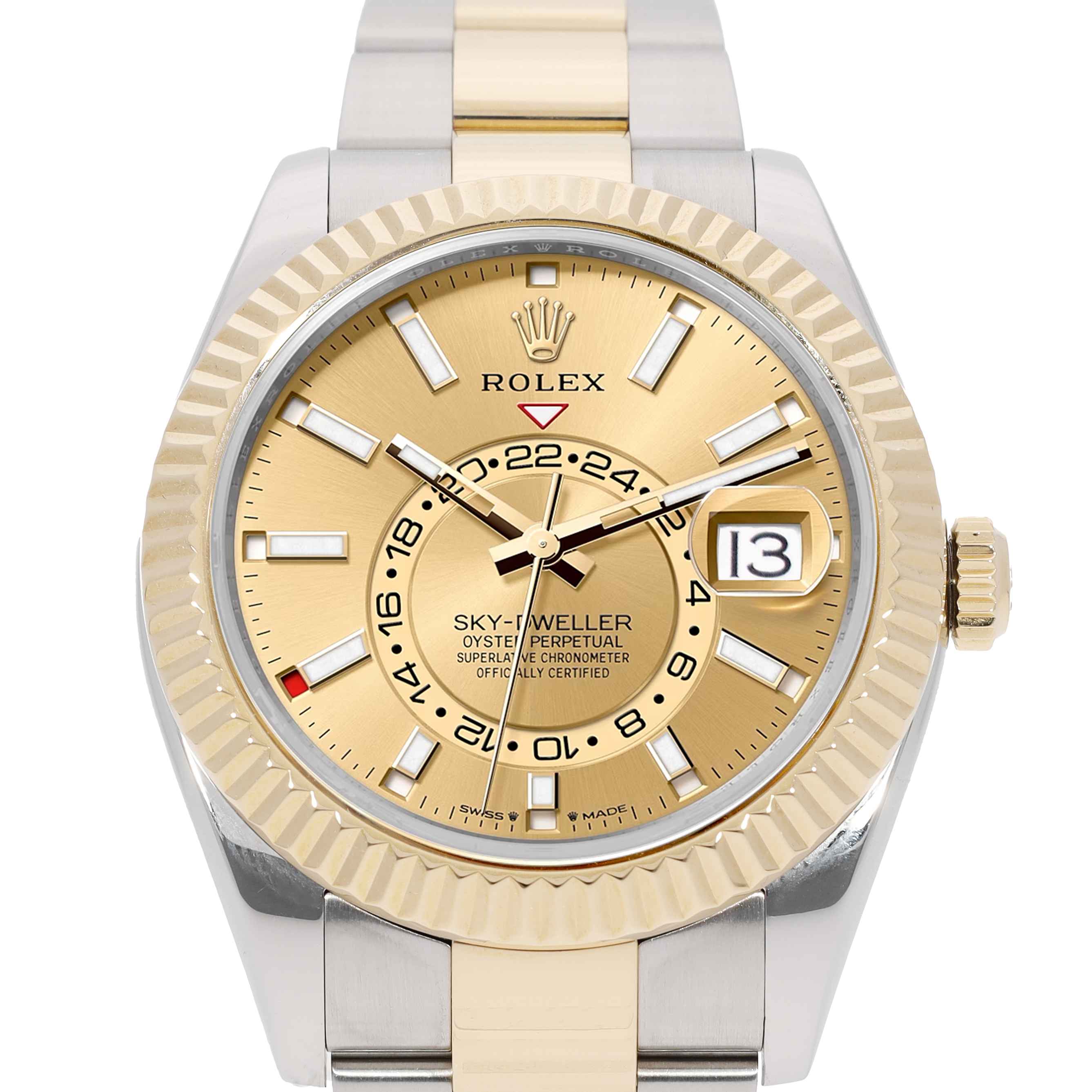 Rolex Sky-Dweller 336933 en Acier inoxydable / Or jaune | CHRONEXT
