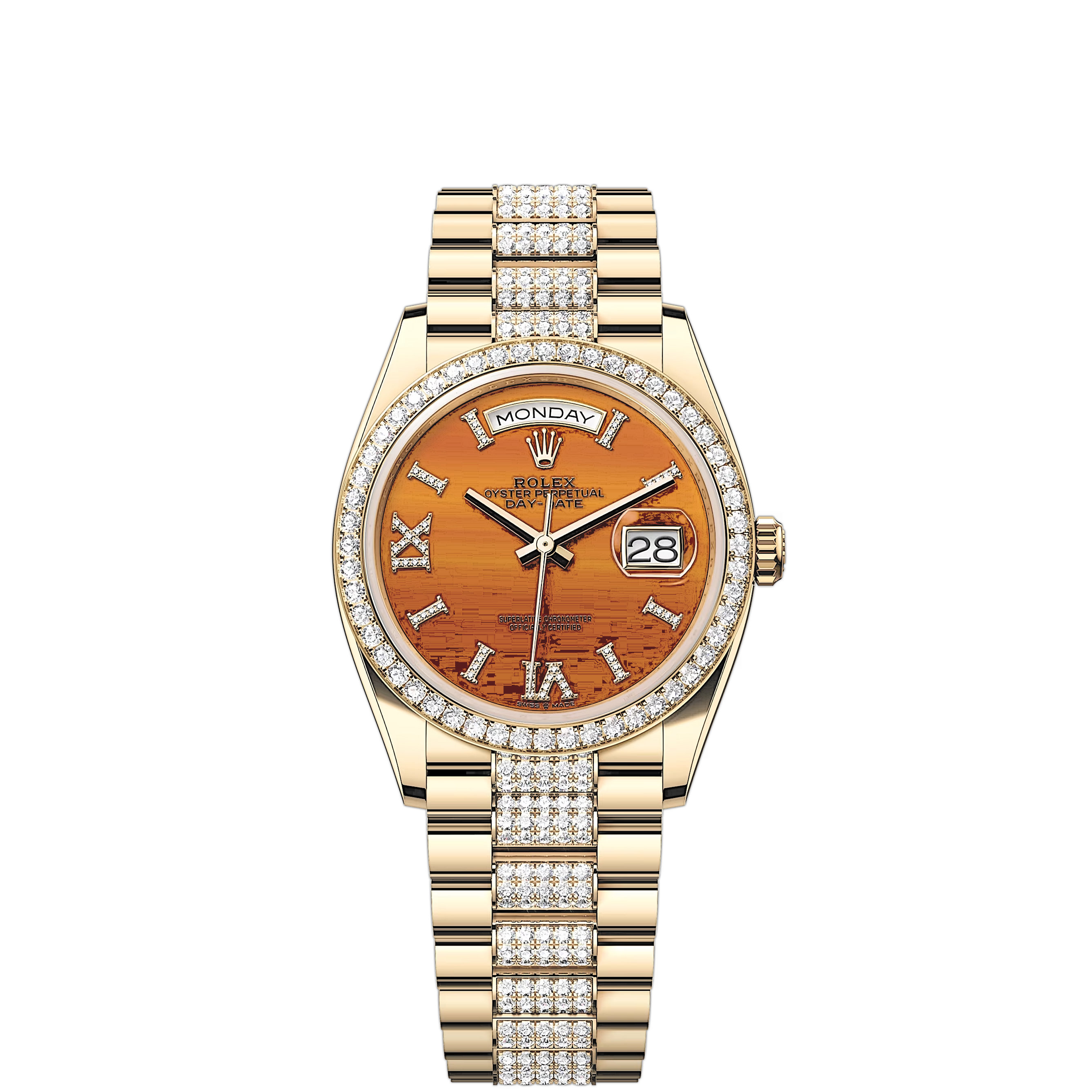 Rolex Day-Date 128348RBR in Gelbgold | CHRONEXT