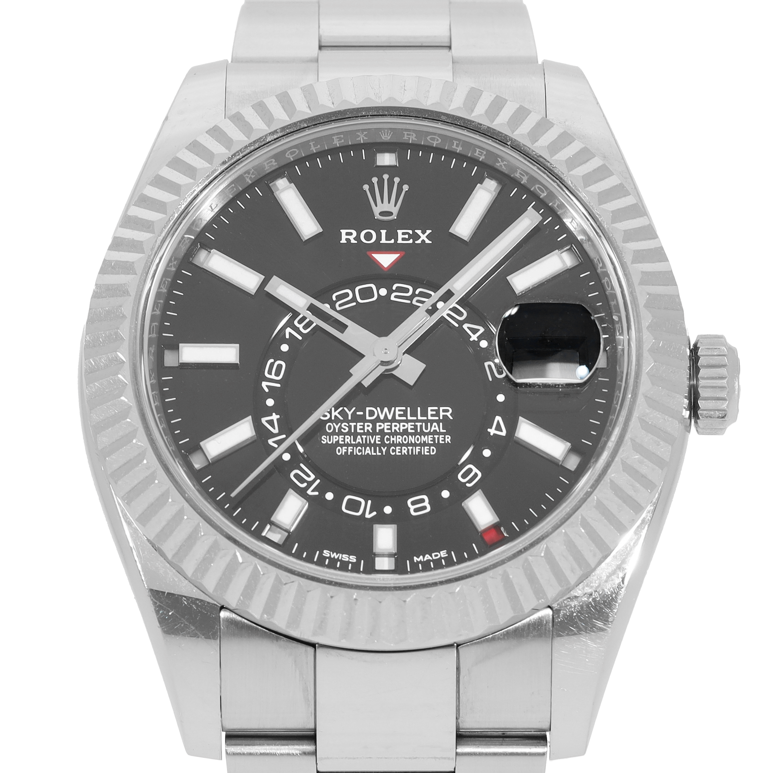 Rolex Sky-Dweller 326934 in Stainless Steel White Gold | CHRONEXT